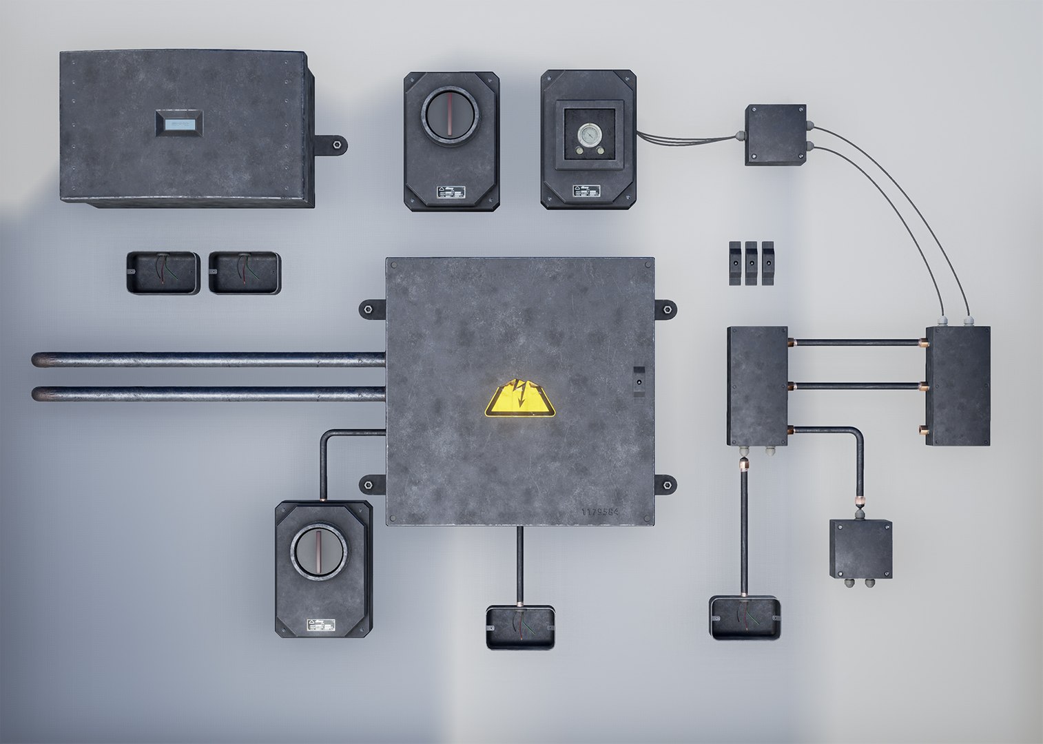 3d Electrical Unity Packed