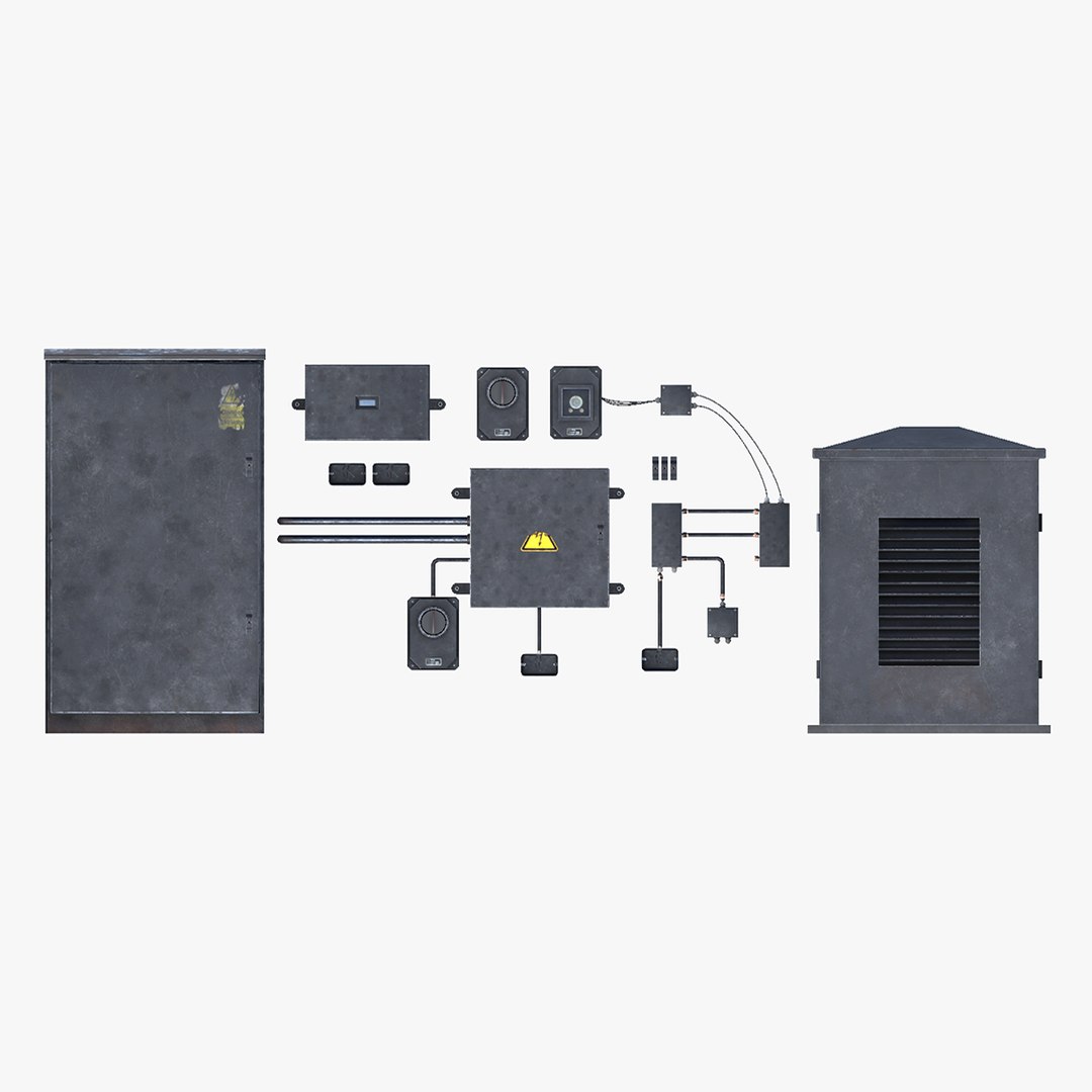 3d Electrical Unity Packed