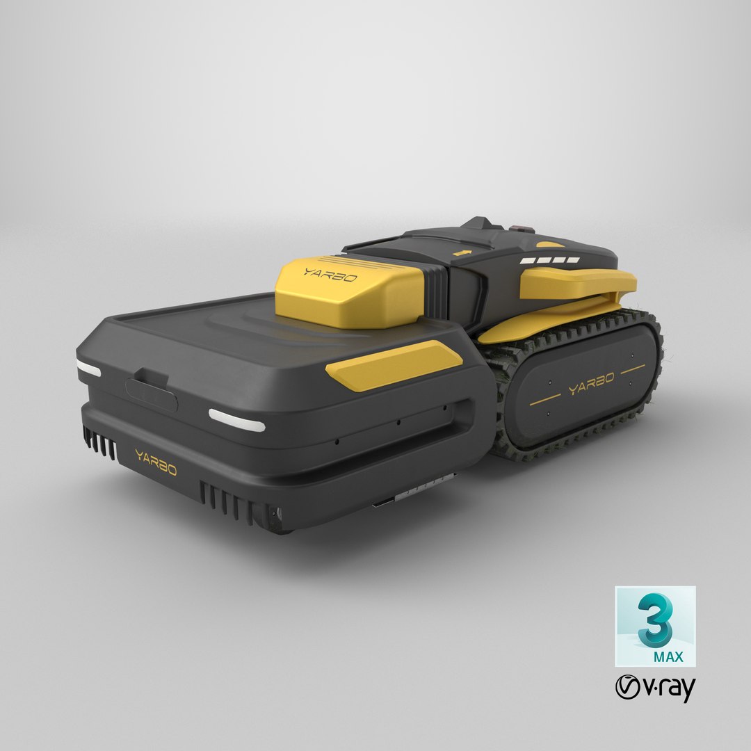 3D Yarbo Lawn Mower M1 Mowing Robot Working Model - TurboSquid 2183327