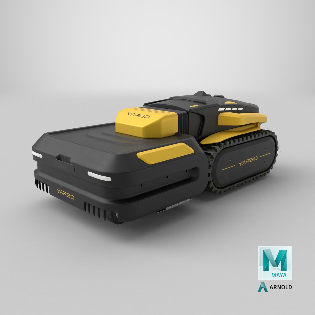 3D Yarbo Lawn Mower M1 Mowing Robot Working Model - TurboSquid 2183327