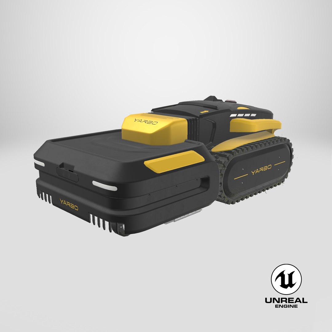 3D Yarbo Lawn Mower M1 Mowing Robot Working Model - TurboSquid 2183327