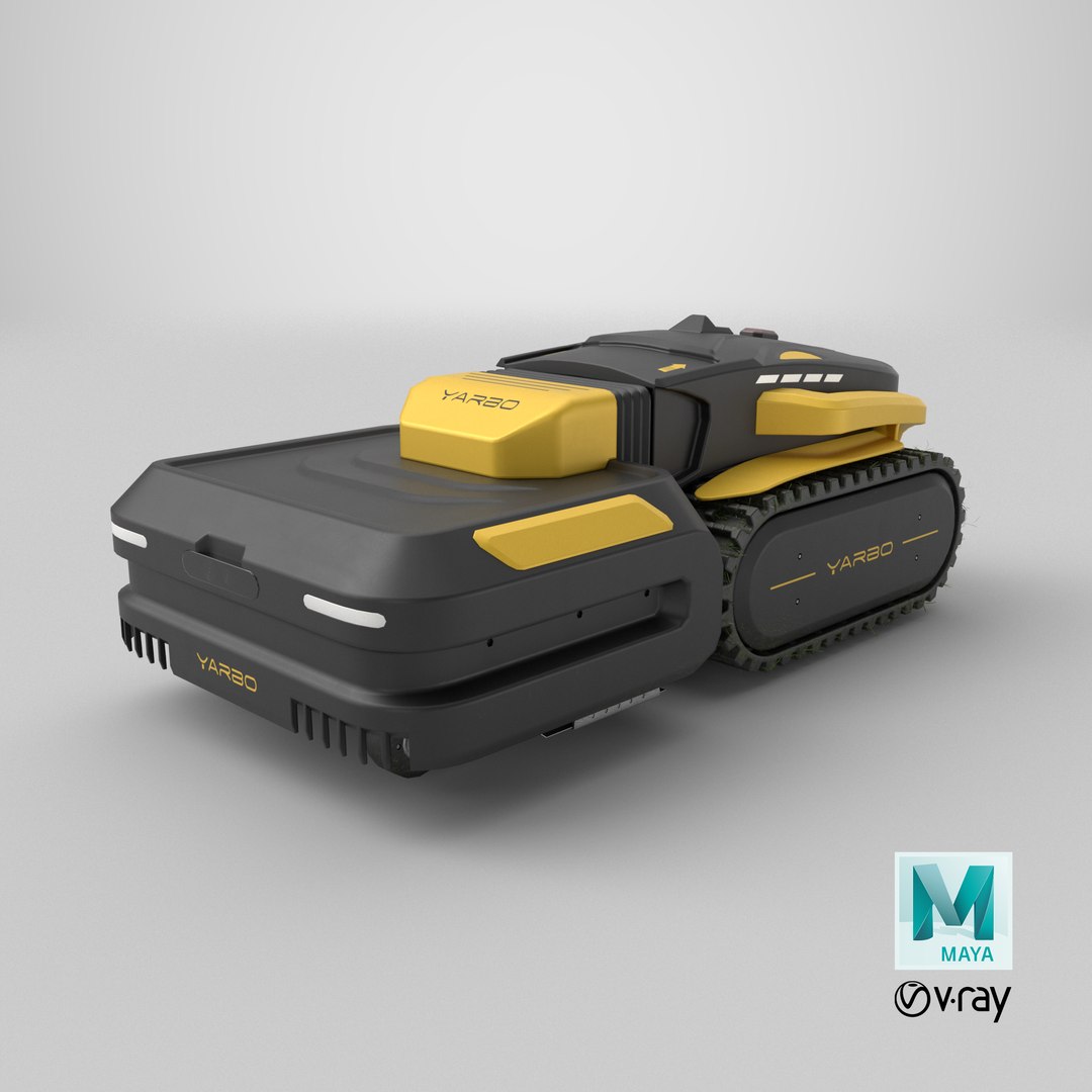 3D Yarbo Lawn Mower M1 Mowing Robot Working Model - TurboSquid 2183327