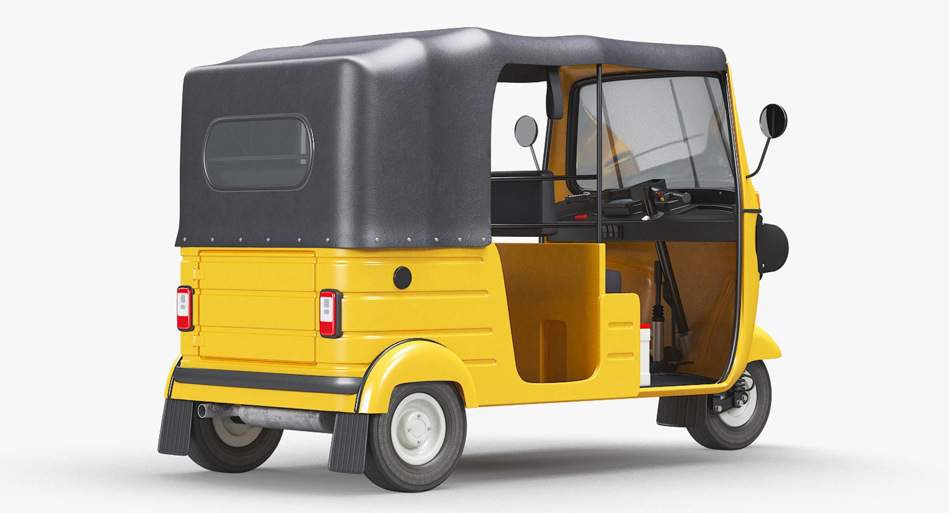Auto Rickshaw Bajaj 3D Model - TurboSquid 1321235