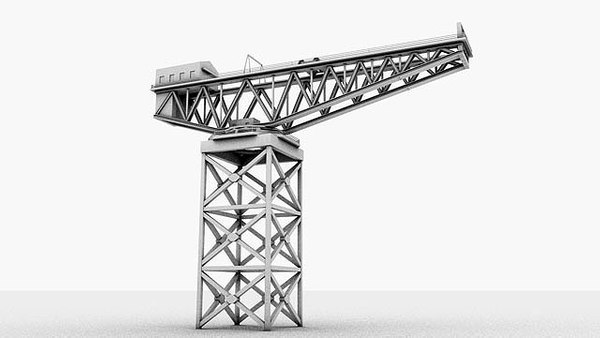 3d finnieston crane model