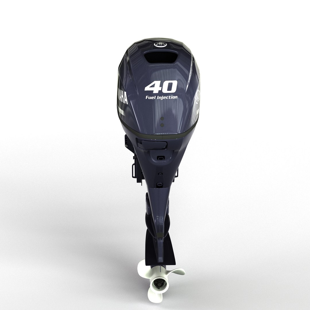 Yamaha Engine 3d Model