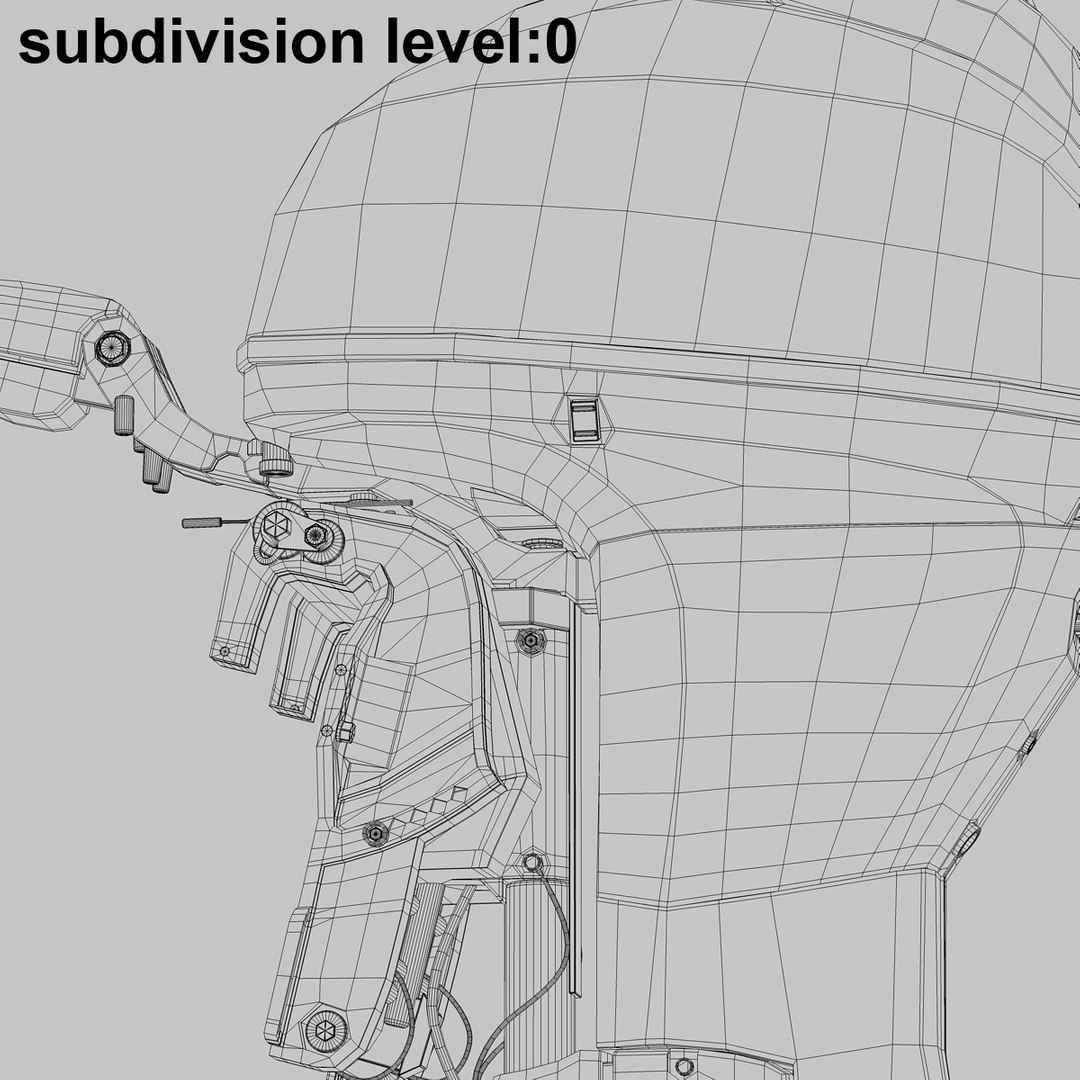 Yamaha Engine 3d Model
