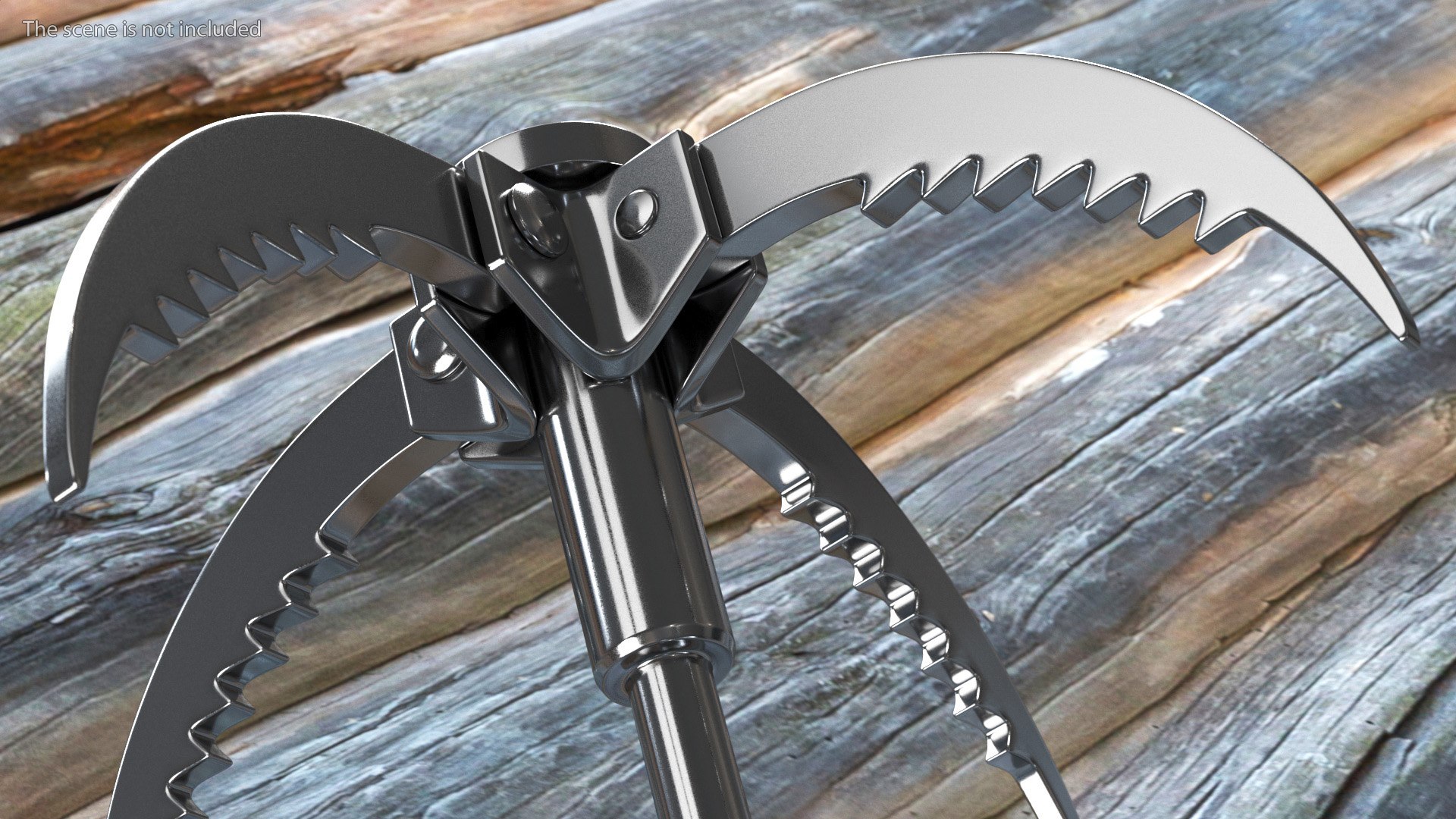 Folding Climbing Grappling Hook 3D - TurboSquid 1989356