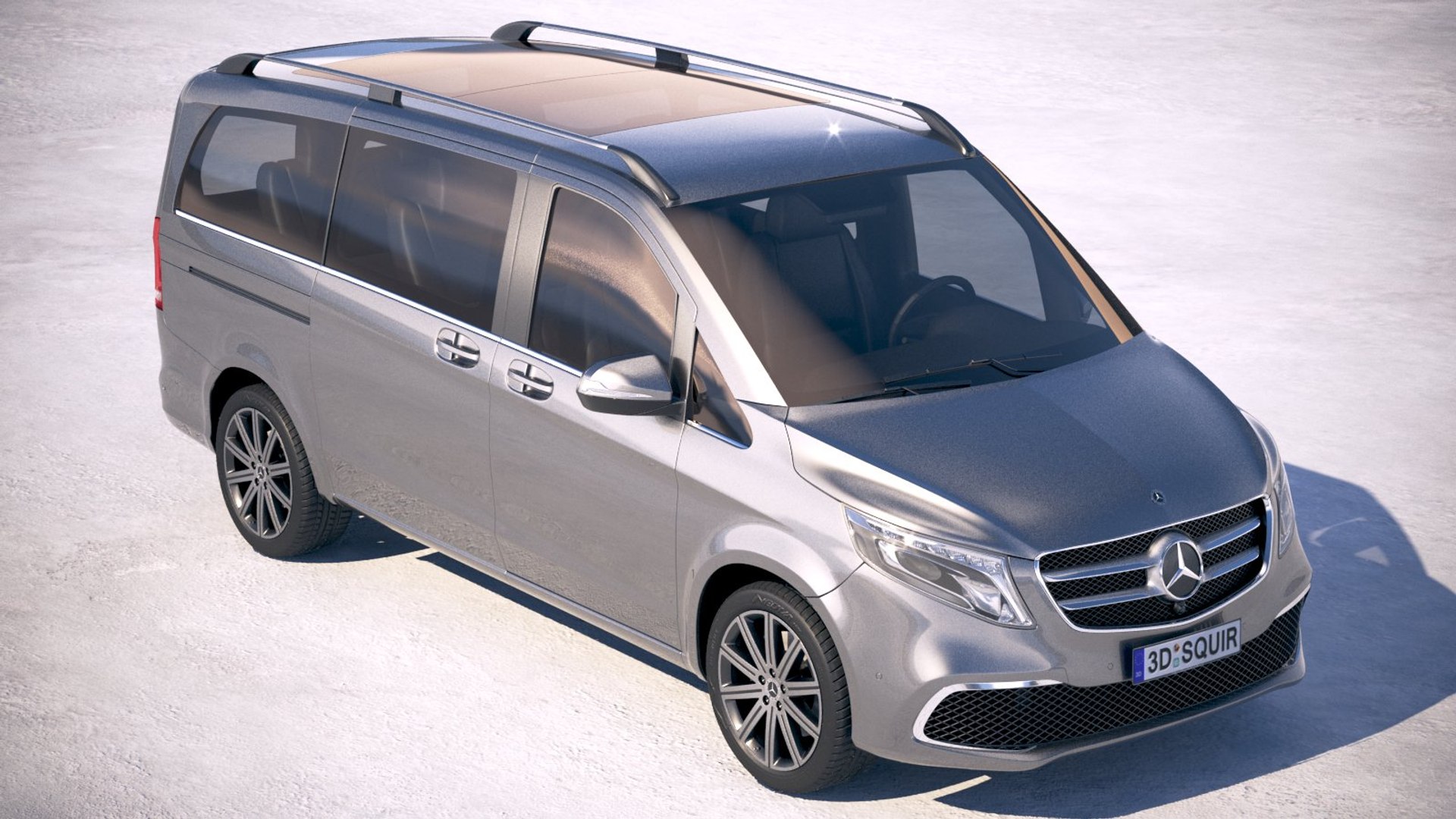 Mercedes-benz V-class 2020 3D - TurboSquid 1389965