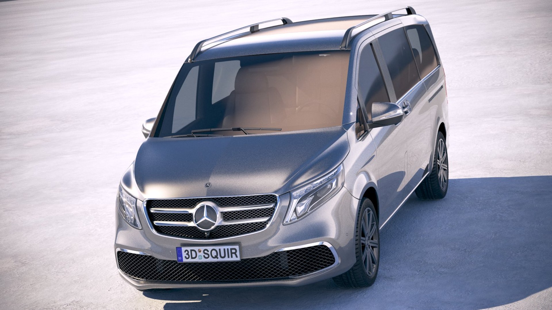 Mercedes-benz V-class 2020 3D - TurboSquid 1389965