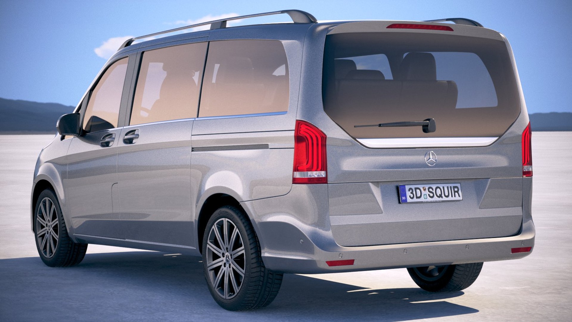 Mercedes-benz V-class 2020 3D - TurboSquid 1389965