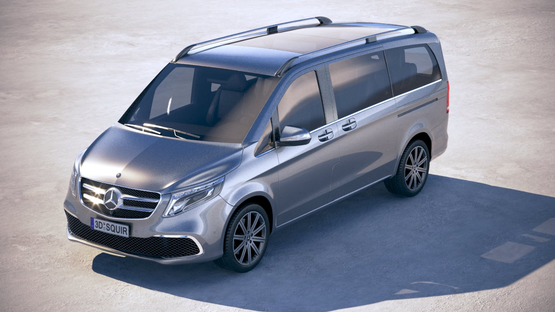 Mercedes-benz V-class 2020 3D - TurboSquid 1389965