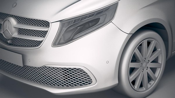 Mercedes-benz v-class 2020 3D - TurboSquid 1389965