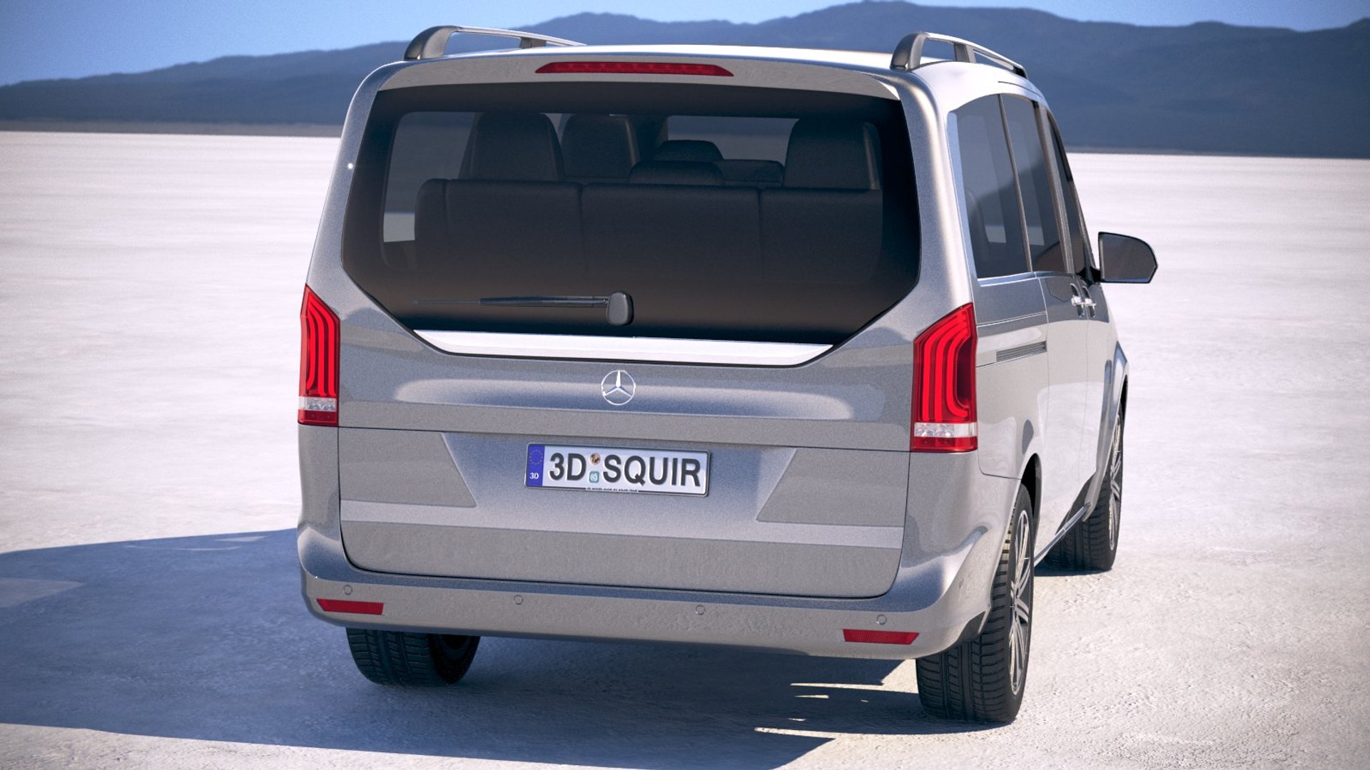 Mercedes-benz V-class 2020 3D - TurboSquid 1389965