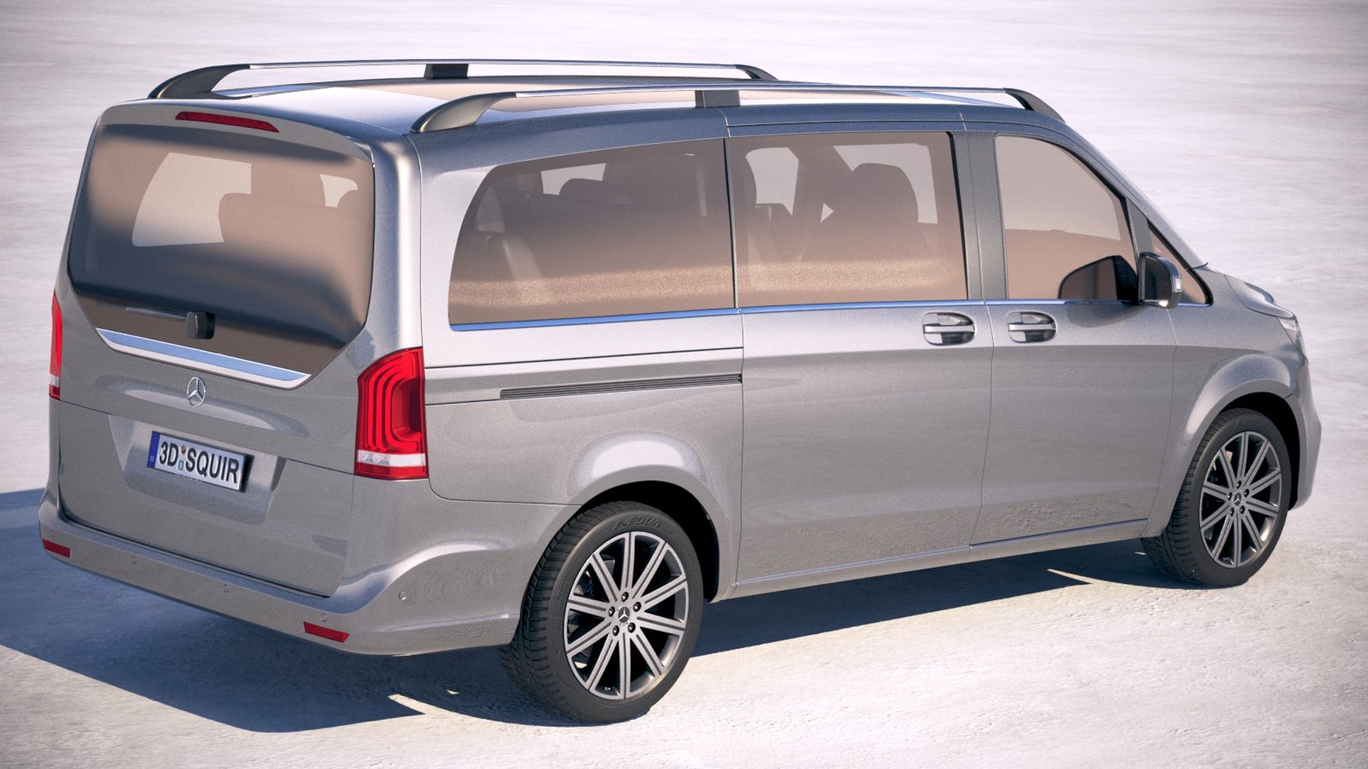 Mercedes-benz V-class 2020 3D - TurboSquid 1389965