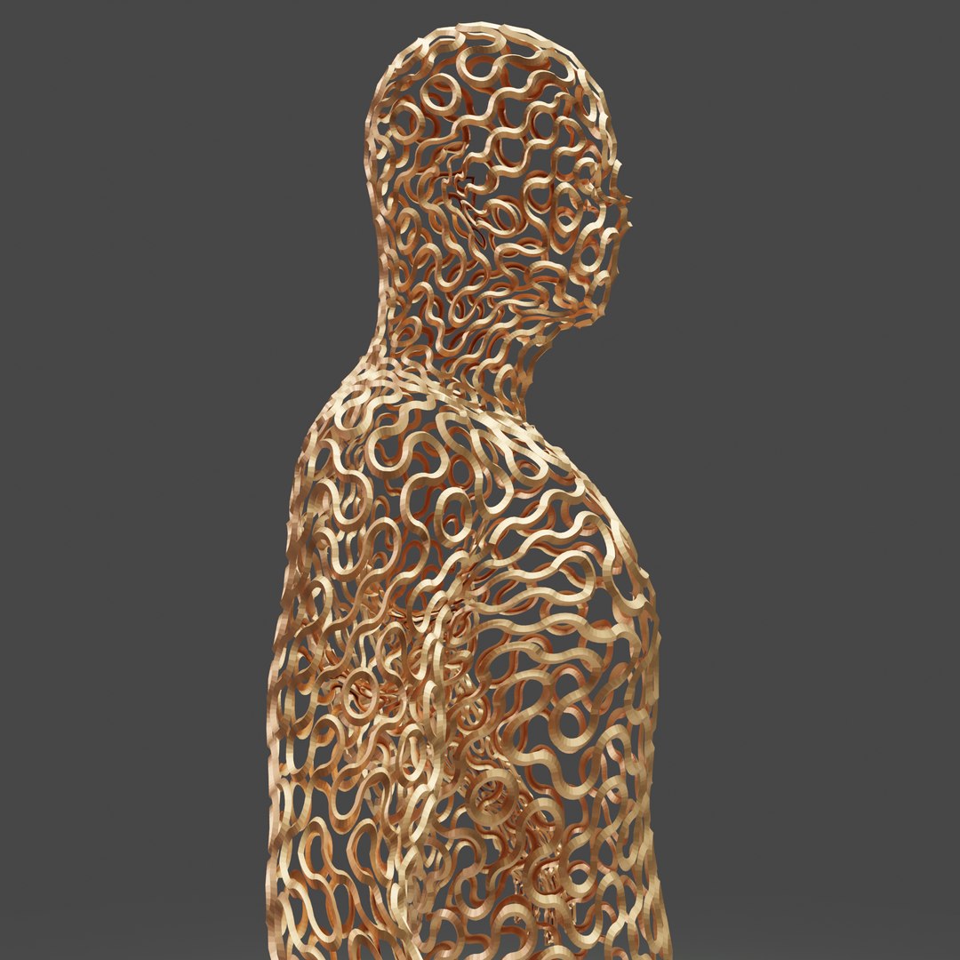 3D Abstract Man Human Model - TurboSquid 1664161