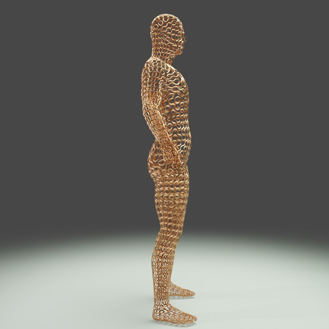 3D Abstract Man Human Model - TurboSquid 1664161