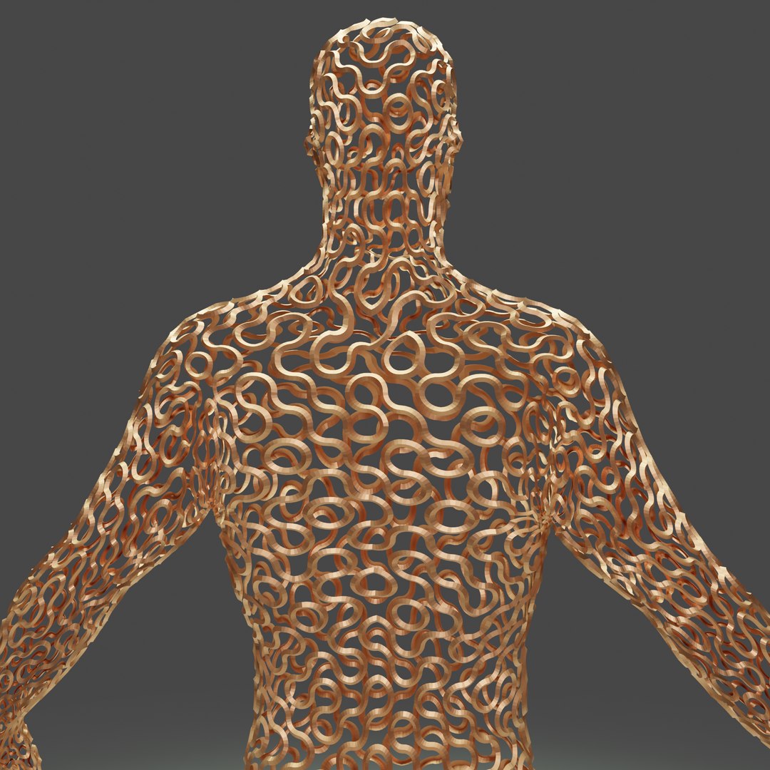 3D Abstract Man Human Model - TurboSquid 1664161