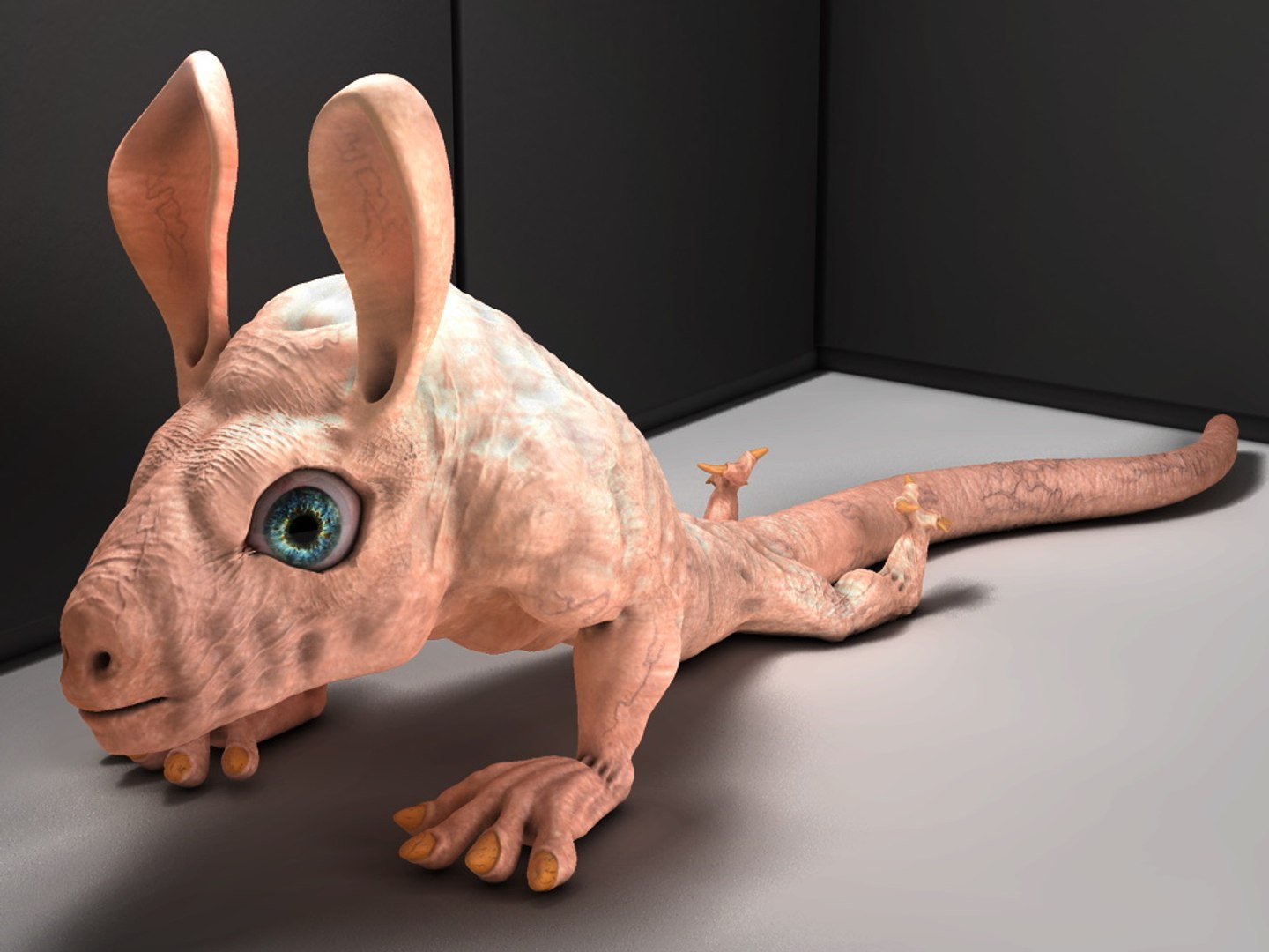 3d Friendly Crippled Model