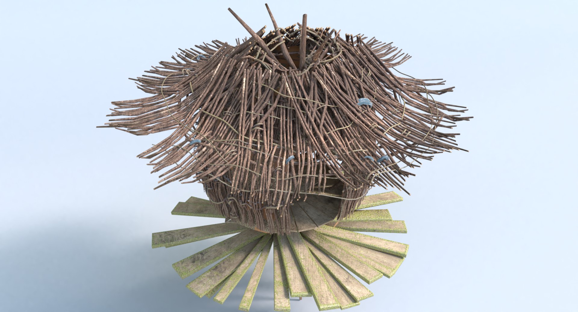 3D model hut building - TurboSquid 1358814