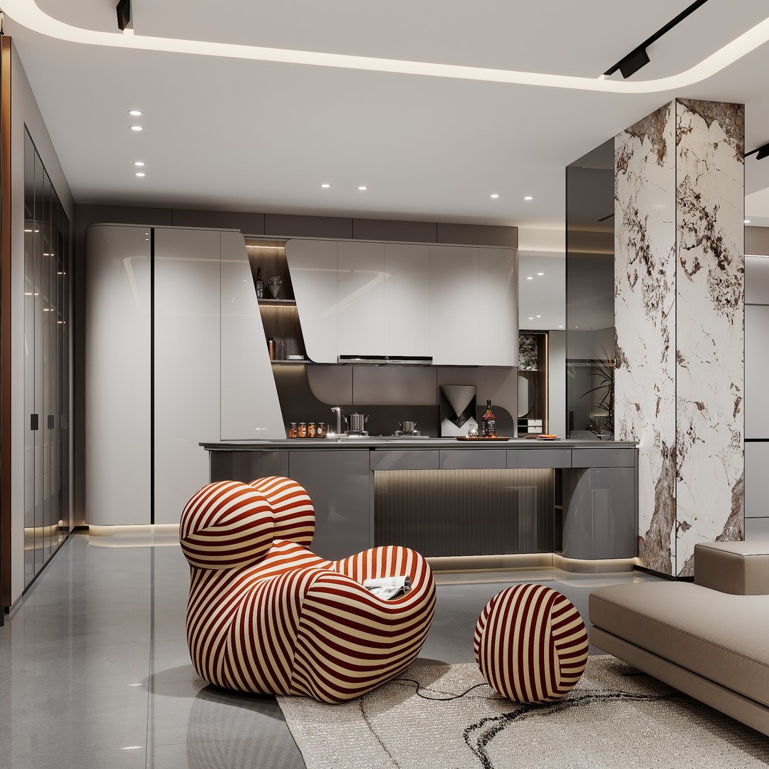 3D Customized Furniture Whole House Customized Furniture Showroom ...