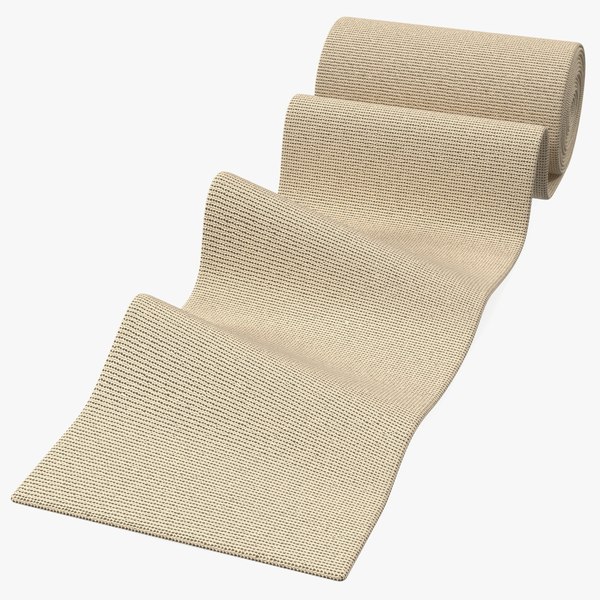 modelo 3d Venda Elástica Desplegada Beige - TurboSquid 2225810