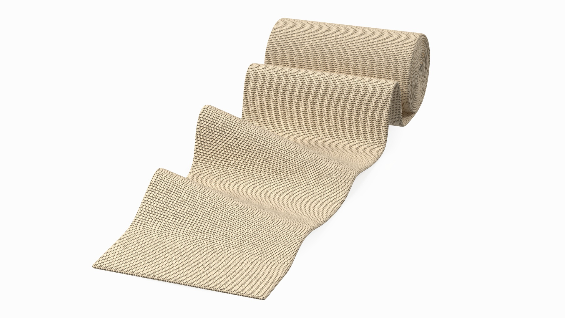 3D Unfolded Elastic Bandage Beige - TurboSquid 2225810
