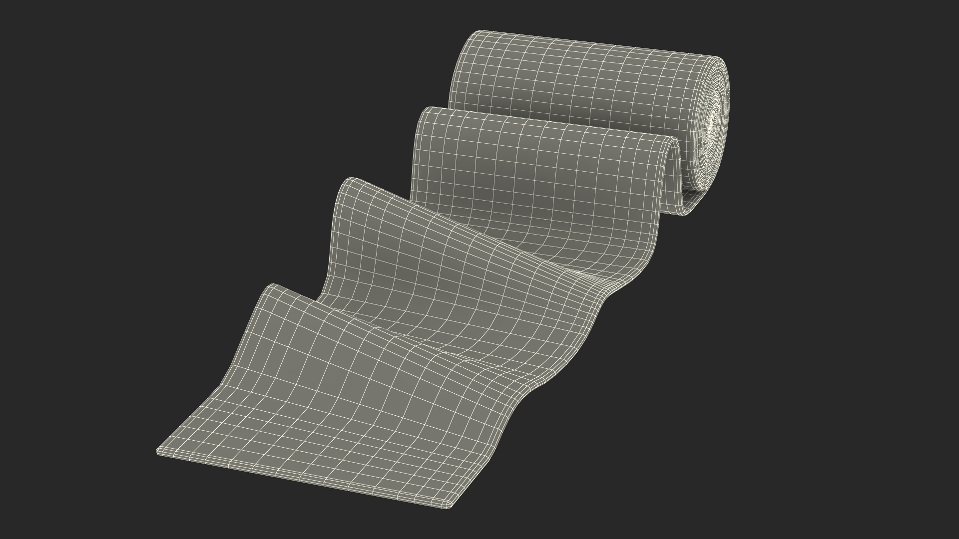 3D Unfolded Elastic Bandage Beige - TurboSquid 2225810