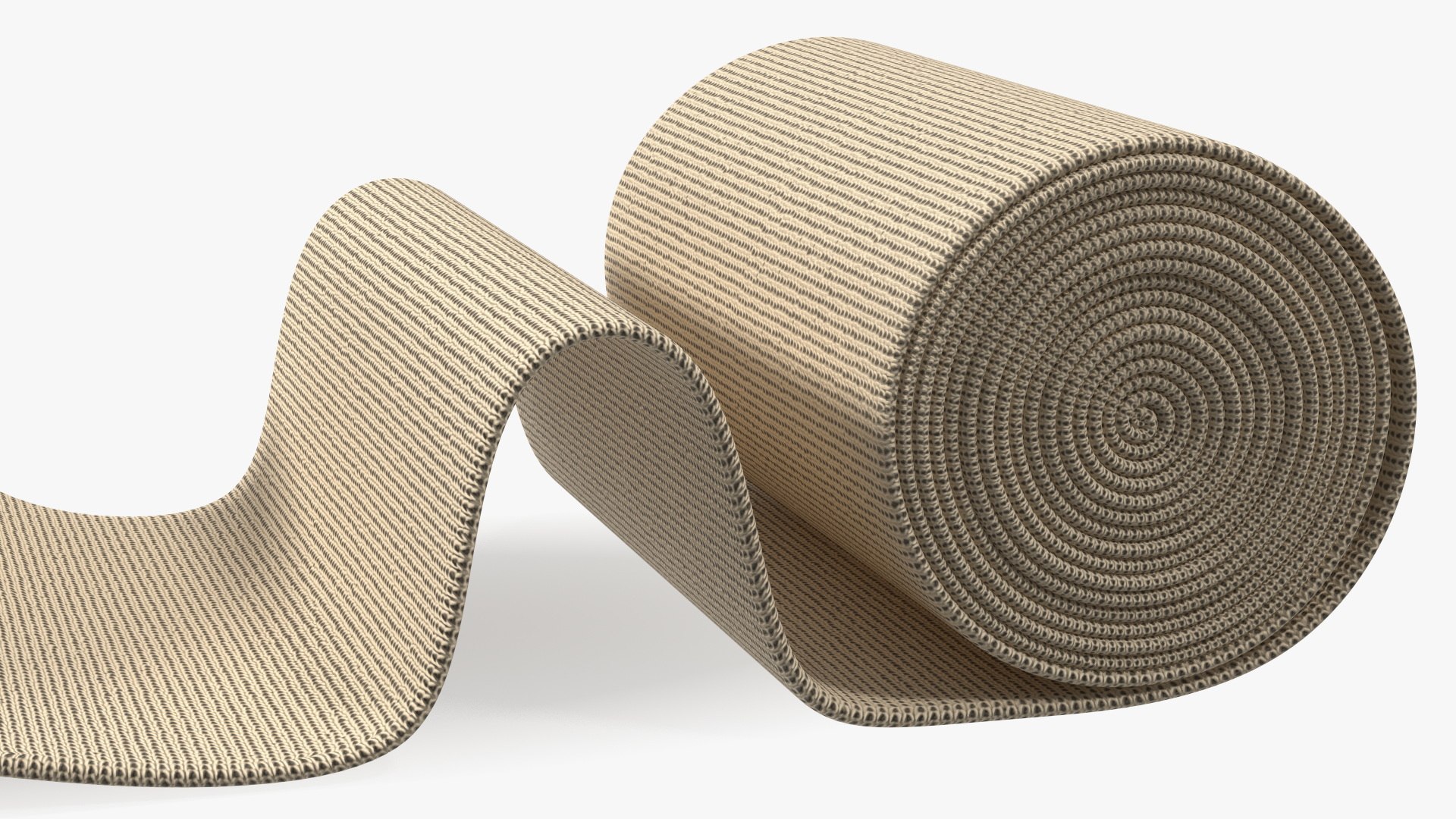 3D Unfolded Elastic Bandage Beige - TurboSquid 2225810