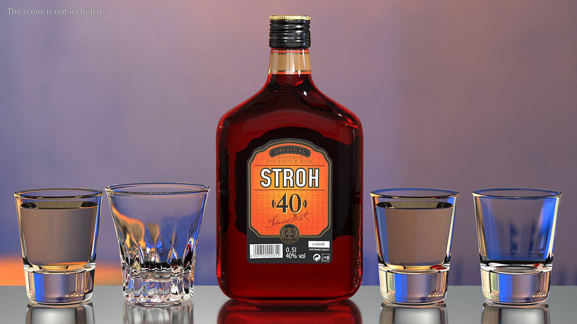 Free 3D Model Stroh 40 Austrian Rum - TurboSquid 1649126