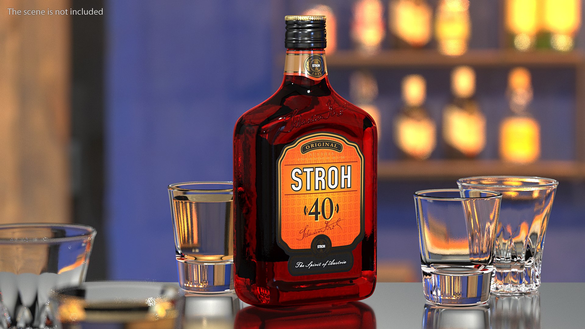 Free 3D Model Stroh 40 Austrian Rum - TurboSquid 1649126