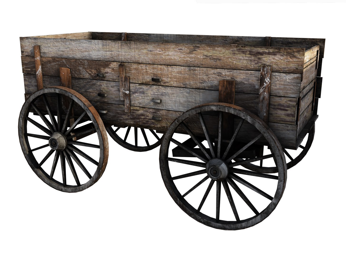 3D Medieval Wagon - TurboSquid 1775217
