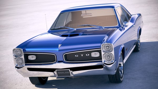 modelo 3d Pontiac GTO 1966 VRAY - TurboSquid 1197340
