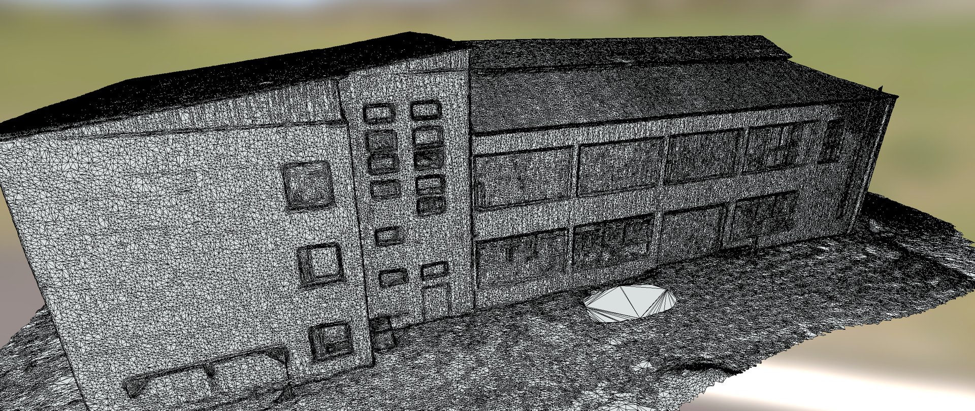 3D Model Soviet Style Building 3D Scan - TurboSquid 1911603