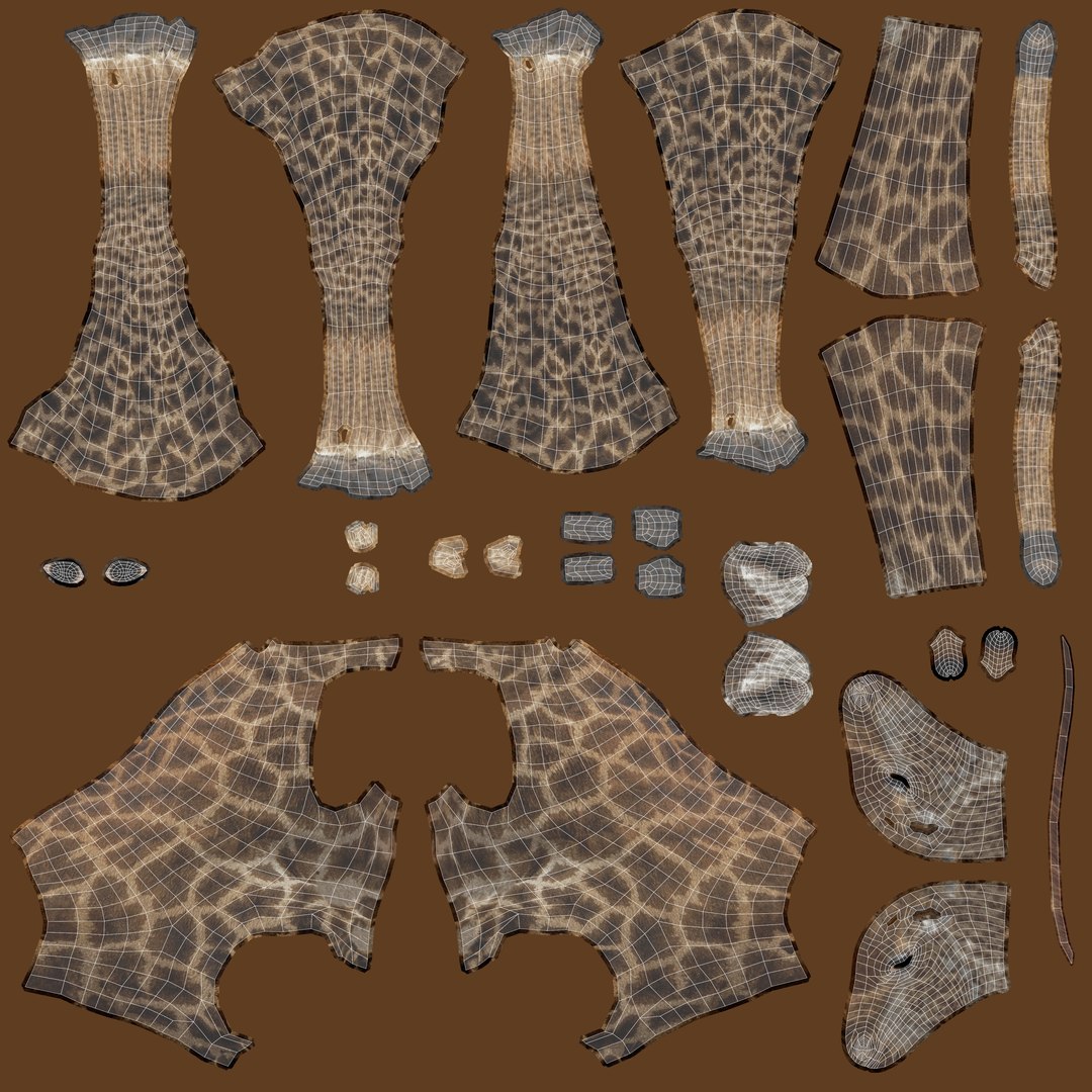 3D Giraffe - TurboSquid 1928185