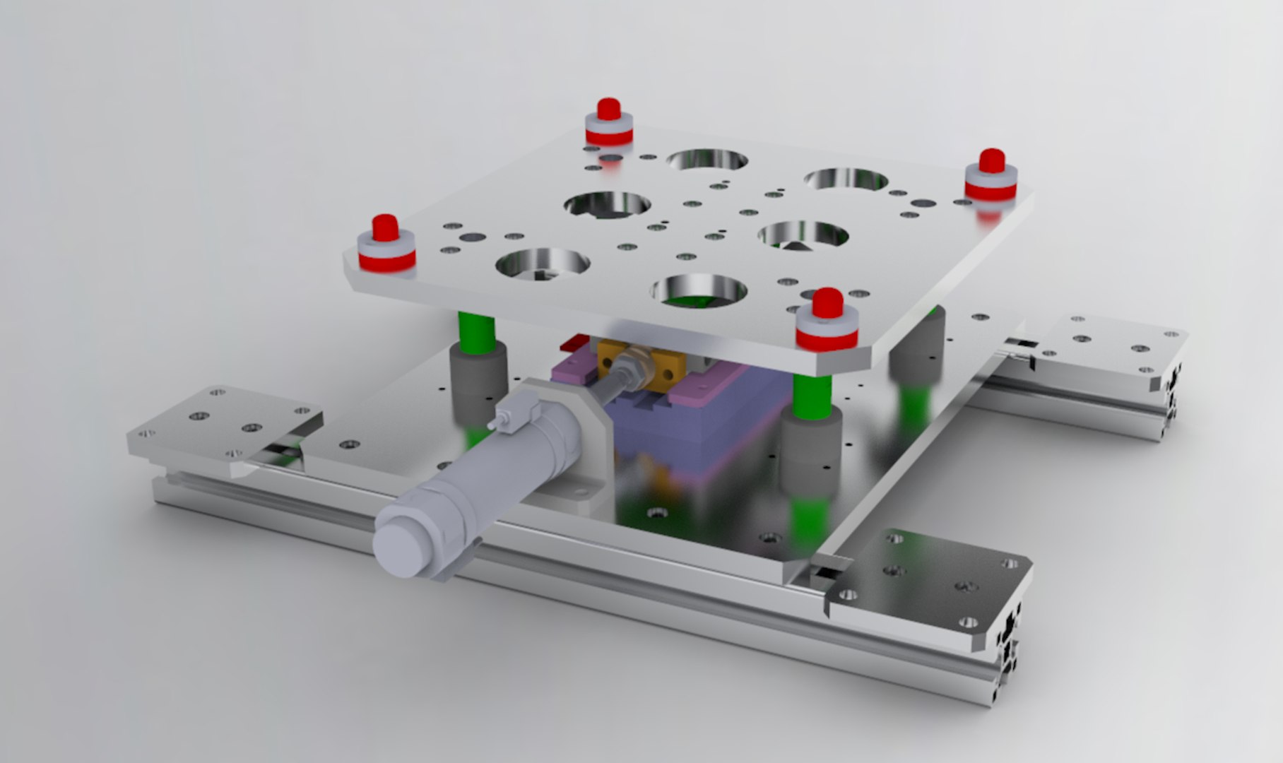 3D Cylinder Pushing Mechanism - TurboSquid 1470933