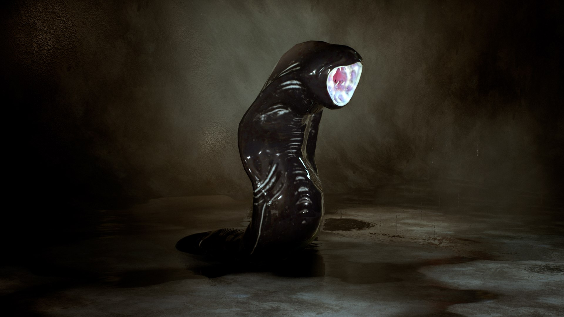 Fanged Leech 3D Model - TurboSquid 1383423