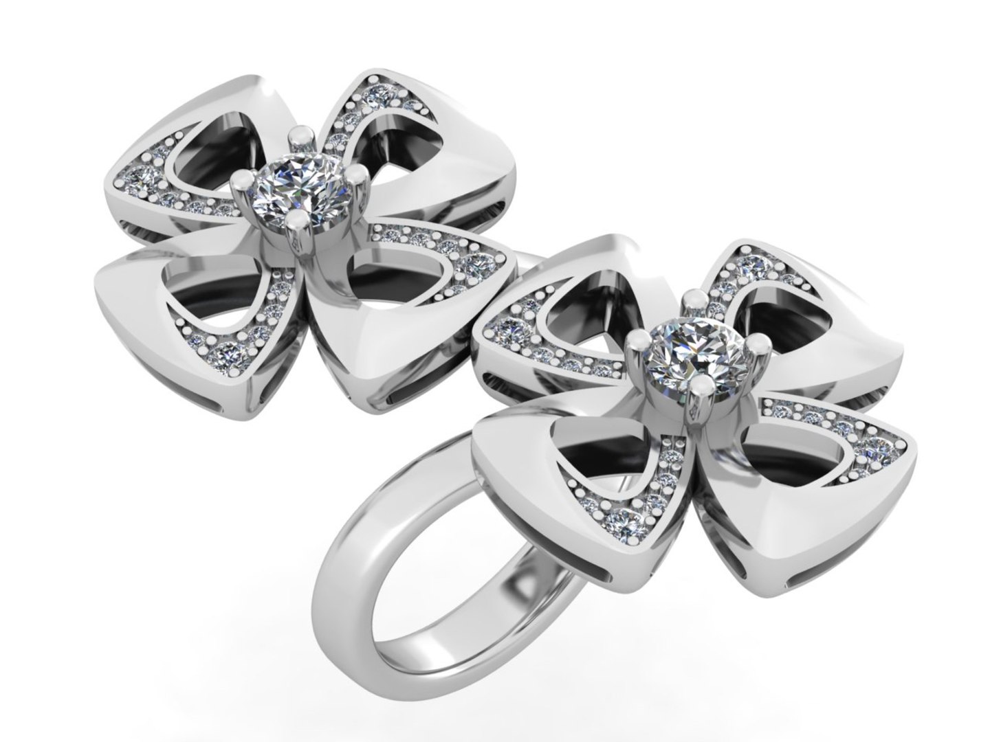 3D Flower Ring - TurboSquid 1994251