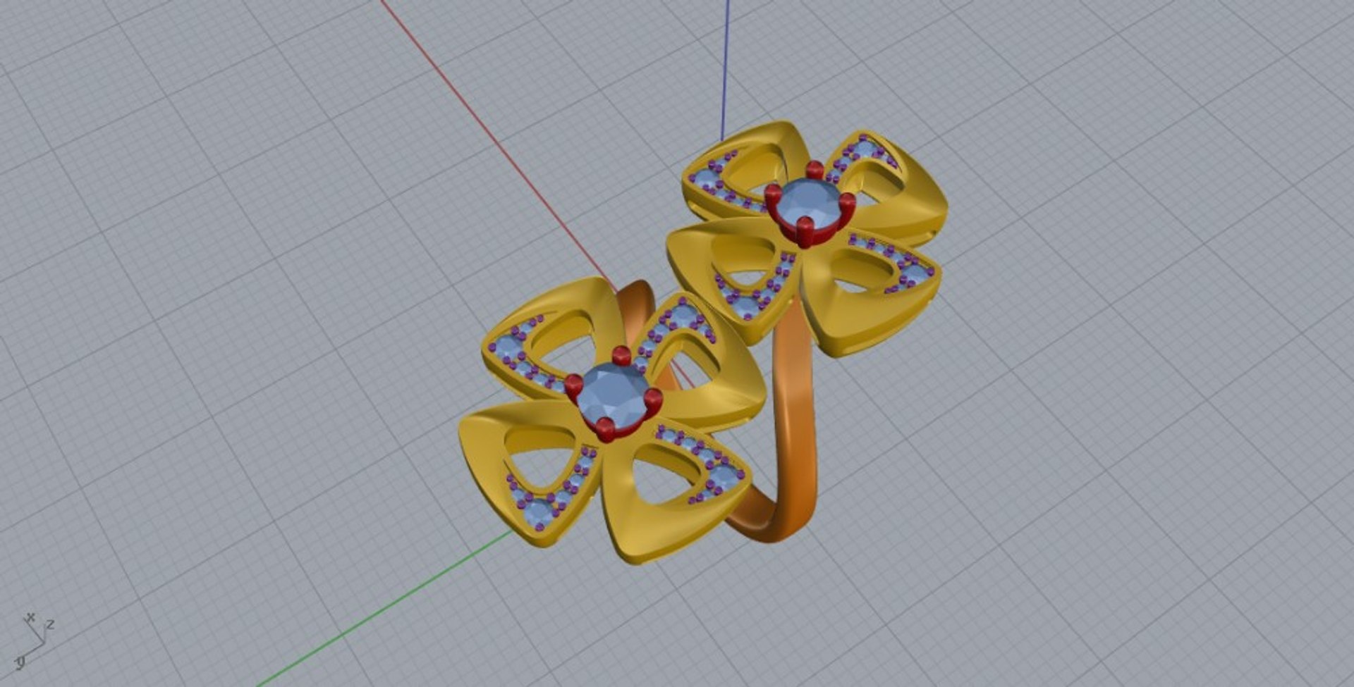 3D Flower Ring - TurboSquid 1994251