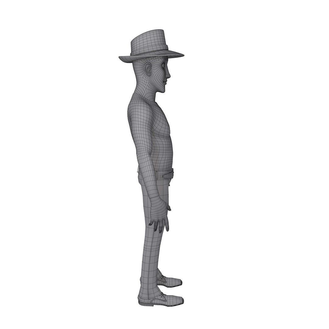 Cartoon Man Toon 3D Model - TurboSquid 1703616