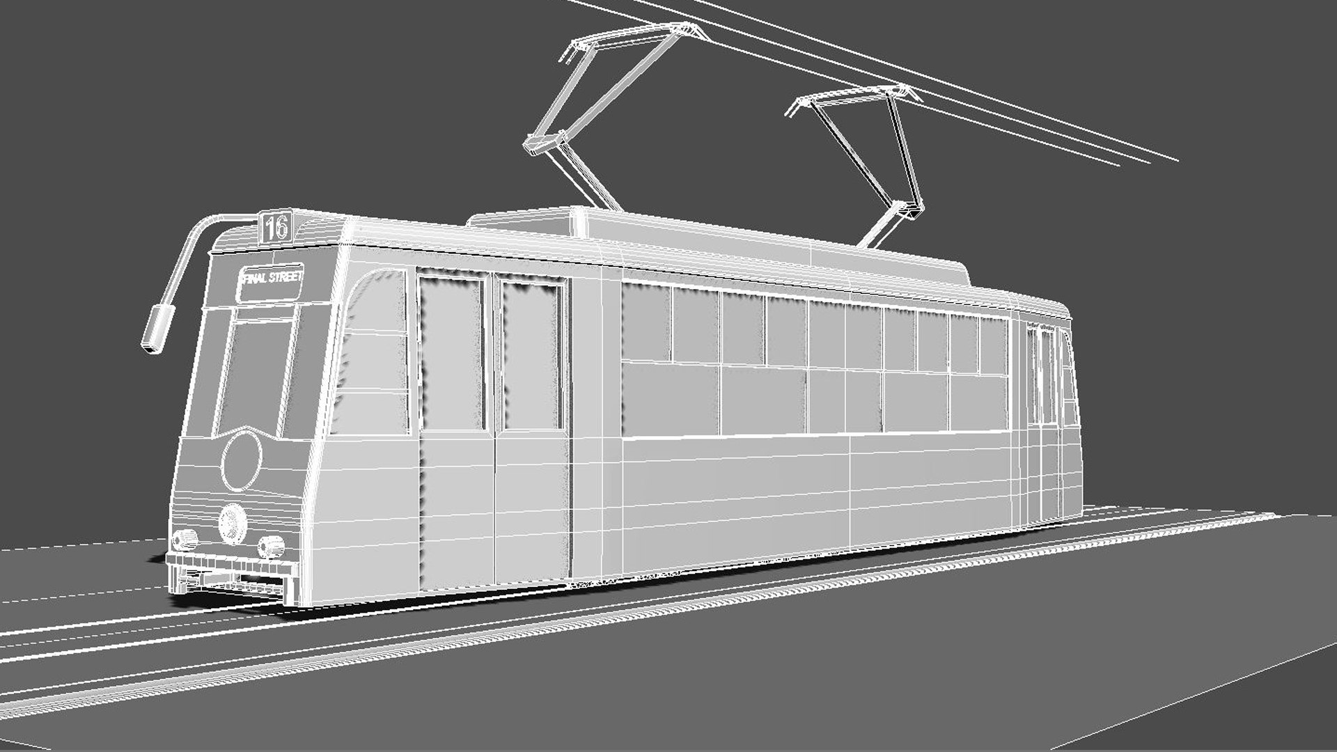 TRAM 3D - TurboSquid 1745916