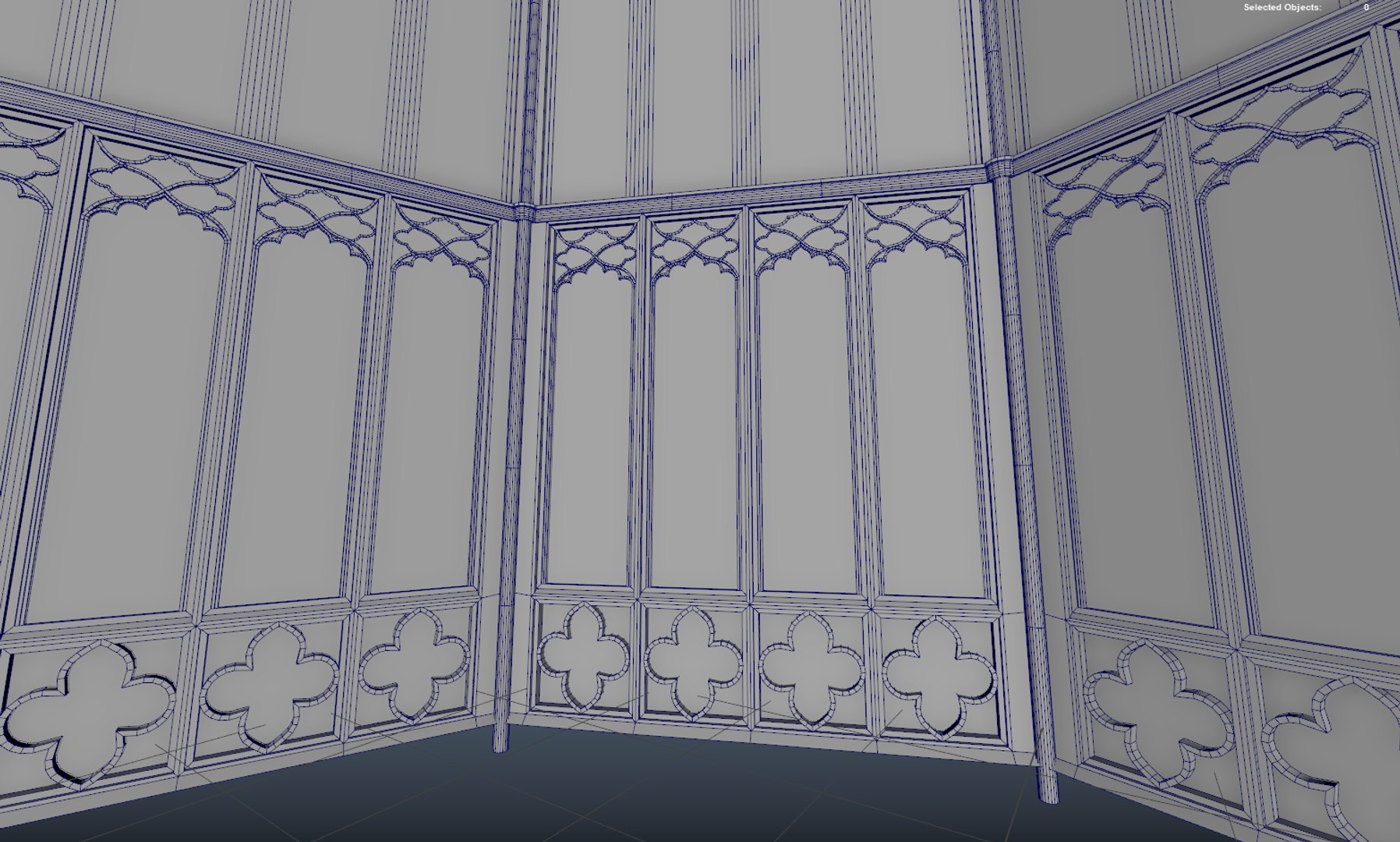 3D Cathedral FULL Octogon Section - TurboSquid 2413016