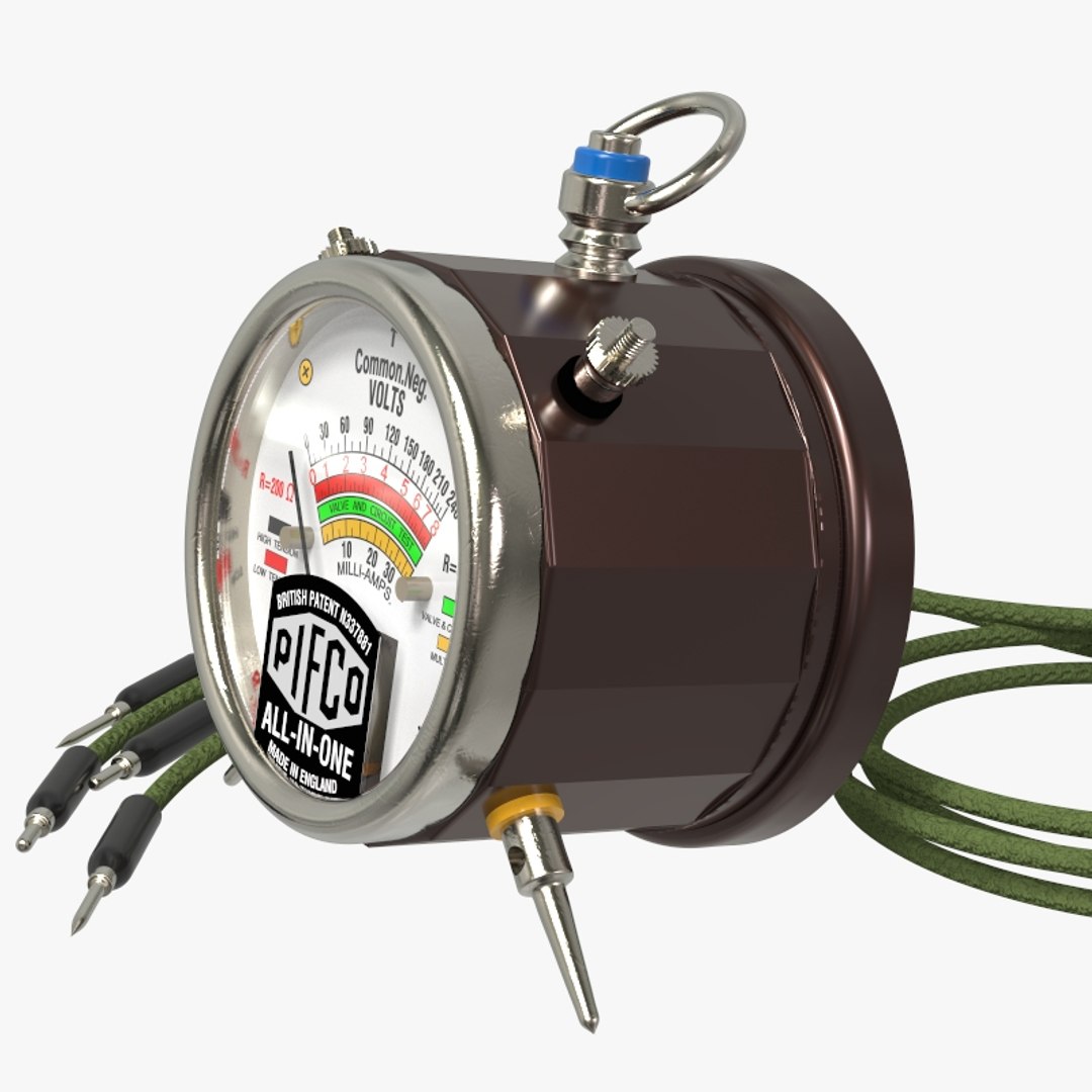 3D old multimeter - TurboSquid 1569761