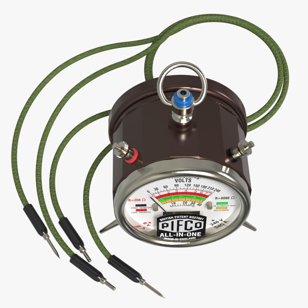 3D old multimeter - TurboSquid 1569761