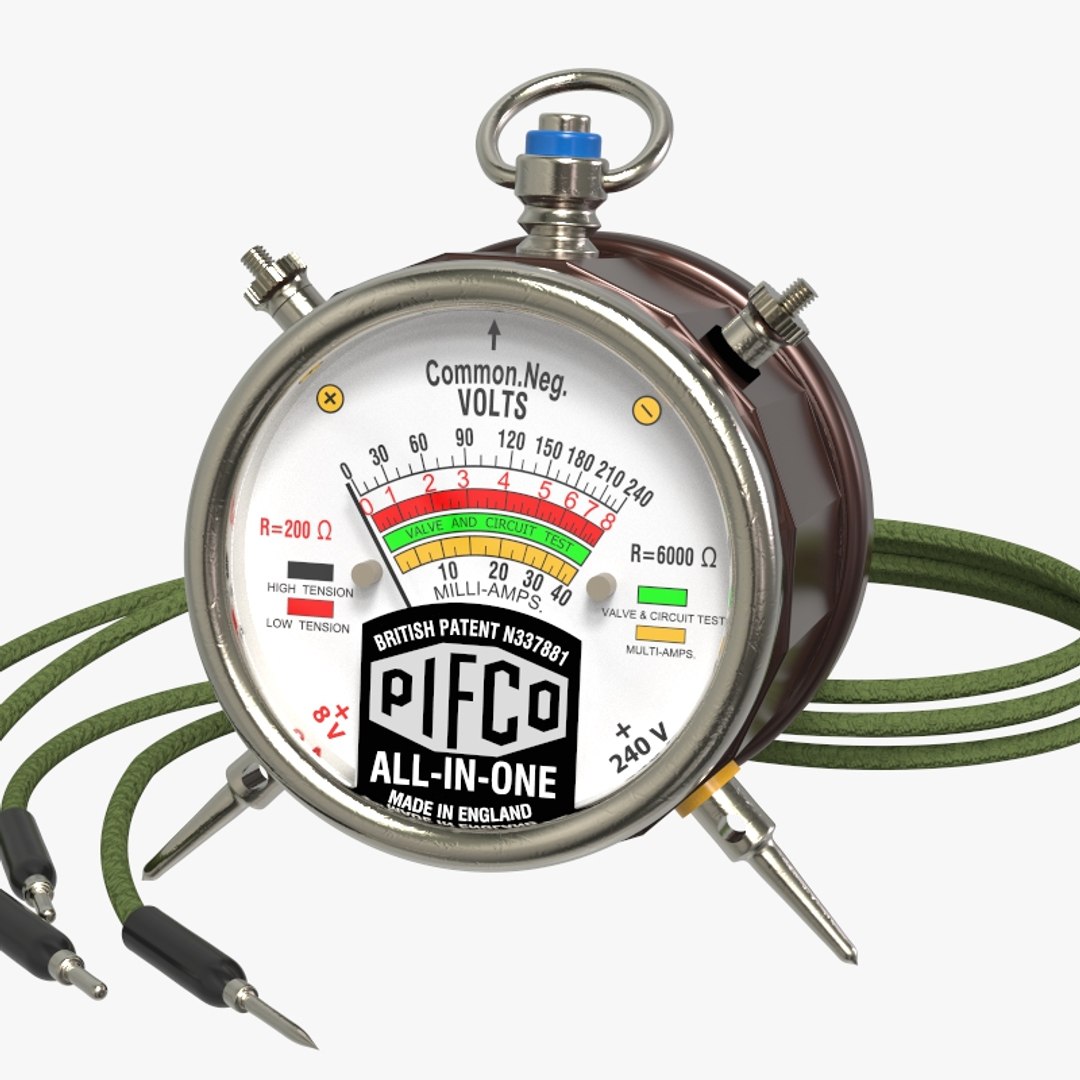 3D old multimeter - TurboSquid 1569761