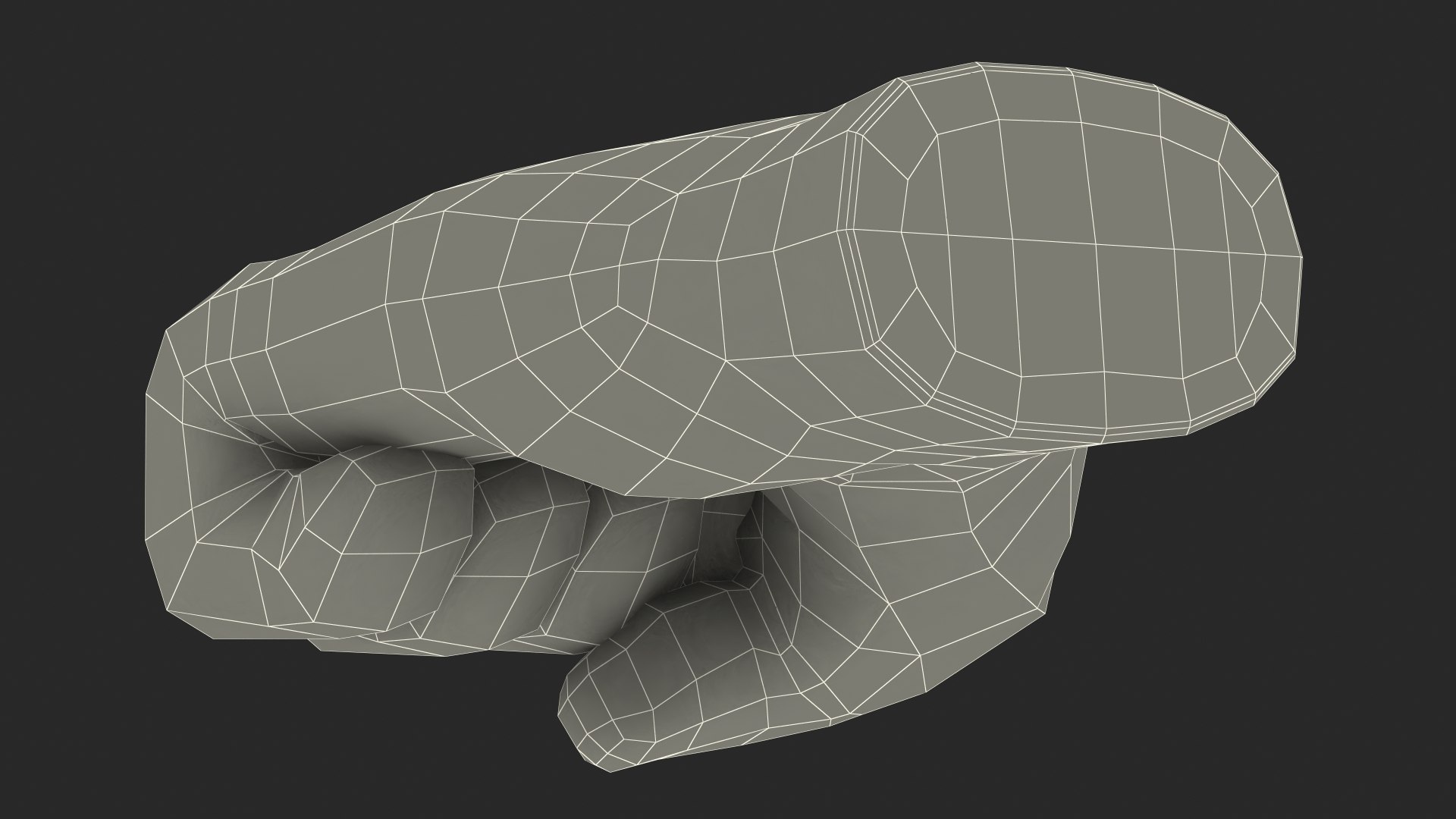 Right-facing fist emoji 3D - TurboSquid 1550778