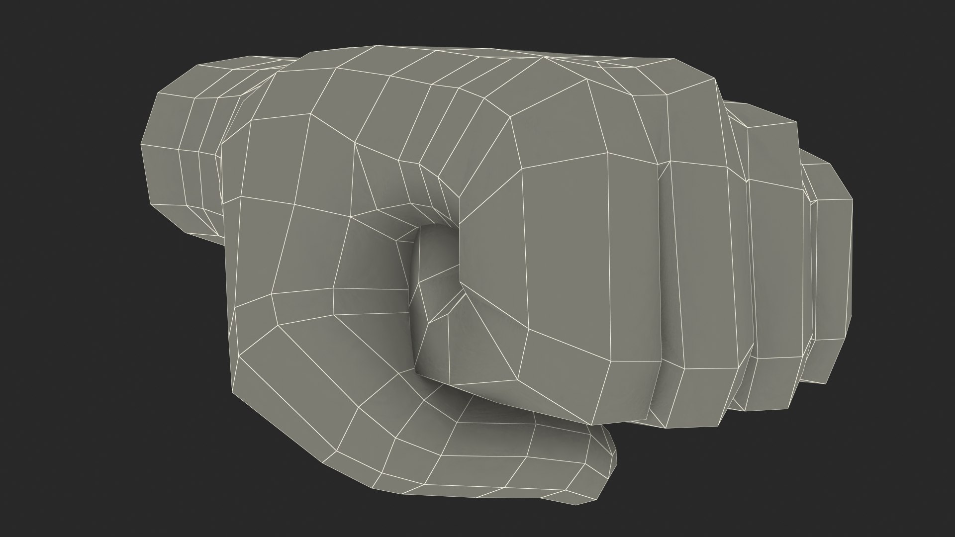 Right-facing fist emoji 3D - TurboSquid 1550778