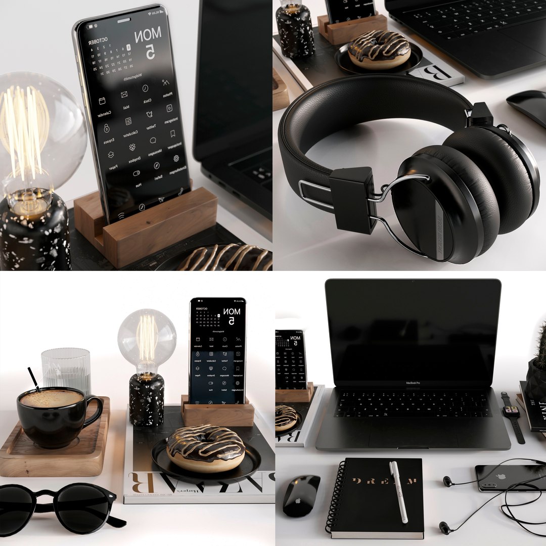 3D Workplace Collection 2 - TurboSquid 1871964