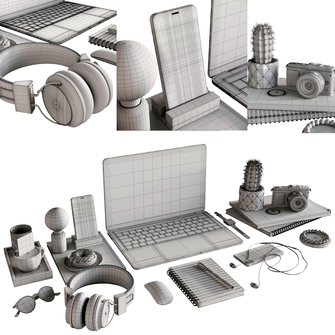 3D Workplace Collection 2 - TurboSquid 1871964