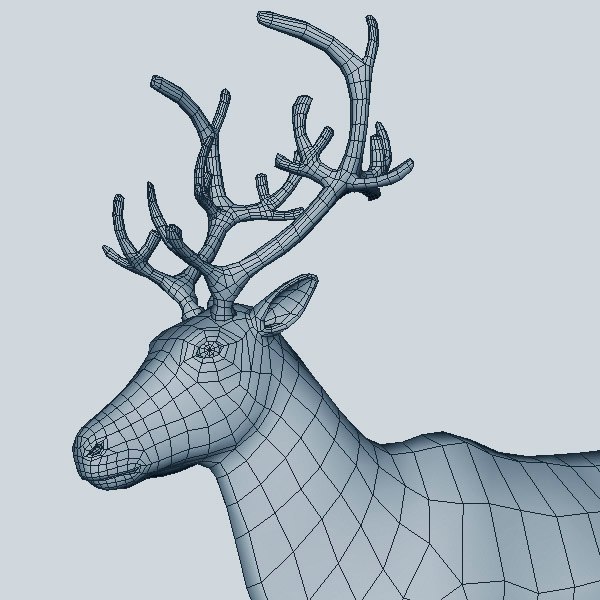 reindeer 3d 3ds