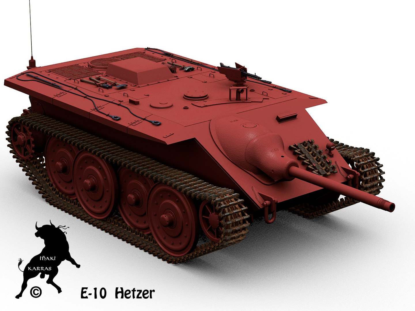 3d E-10 Panzer German